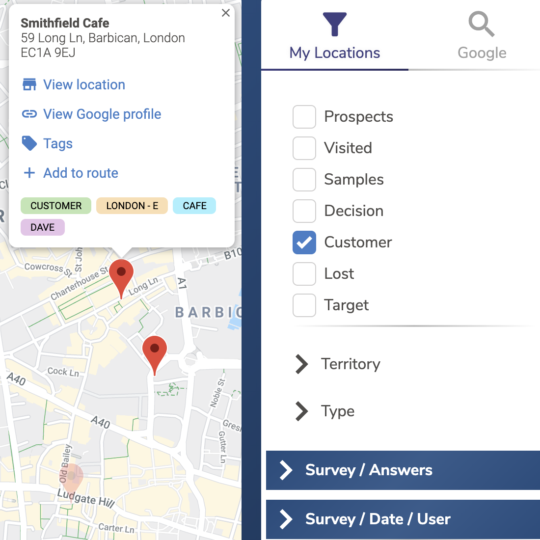 Bowimi - Field Sales CRM With Route Planning, Prospecting And More.
